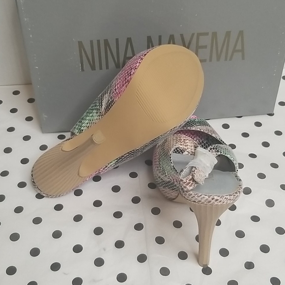 Nina Nayema | Shoes | Nina Nayema Amber Platform Peep Toe Heels | Poshmark